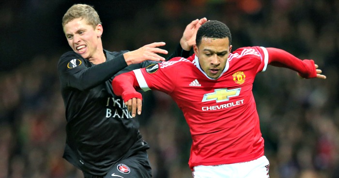 Midtjylland man 'close to crying' after facing Depay - Football365