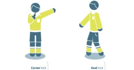 Football's laws: The kits, the referees and their hand signals ...