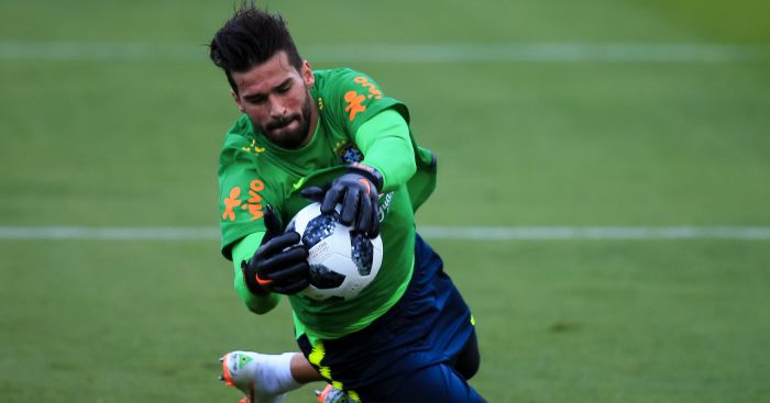 Liverpool keeper target Alisson reacts to Karius howlers - Football365