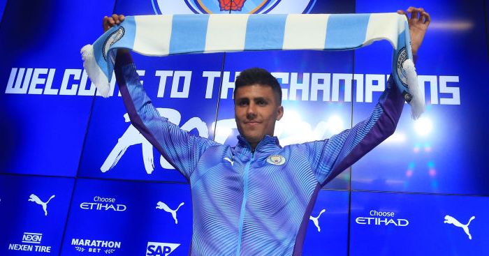 Record signing Rodri says Manchester 'is becoming more blue' - Football365