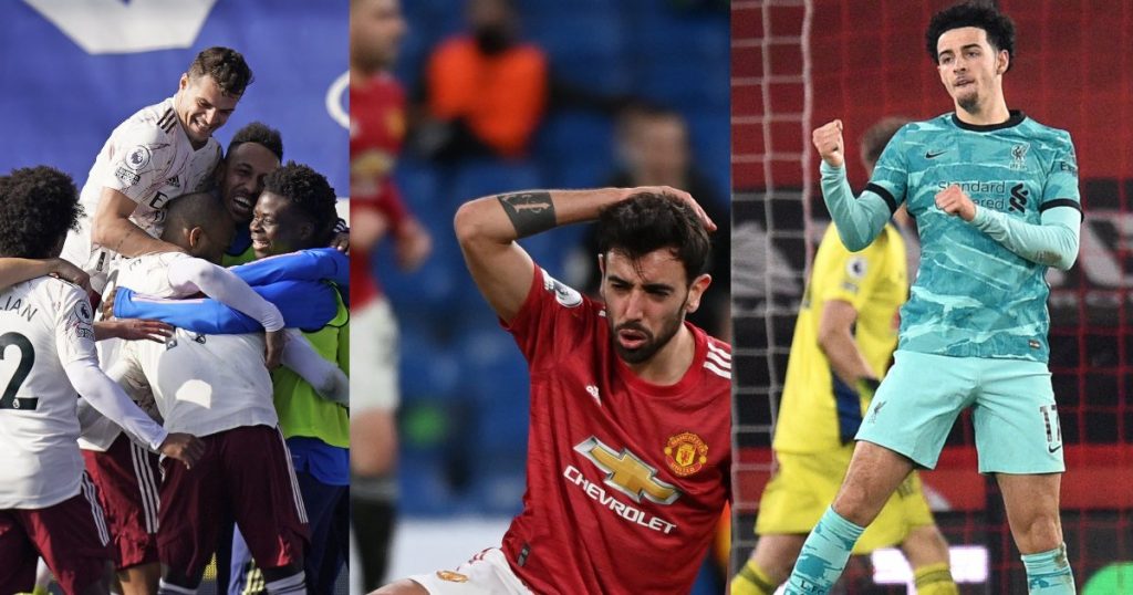 Arsenal top Premier League weekend winners and losers