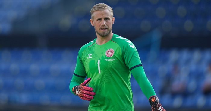 Schmeichel: 'Damn nice' to see Eriksen smile in hospital visit