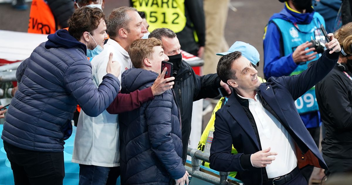Neville defends England fans over booing of Danish anthem - Football365