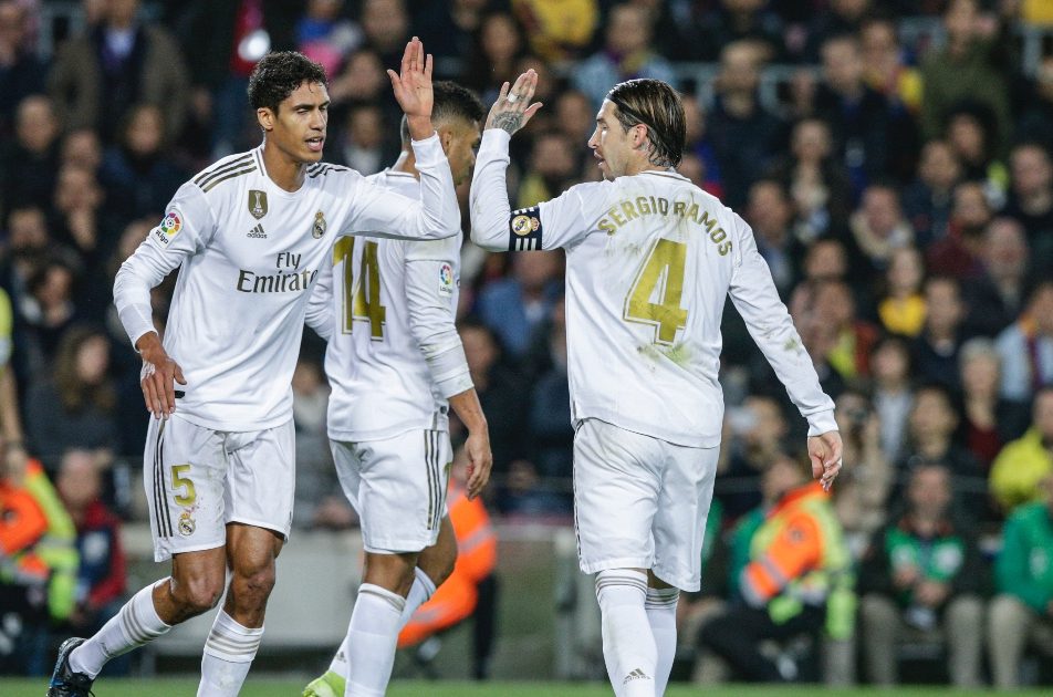 Ramos reacts as former team-mate Varane agrees Man Utd move