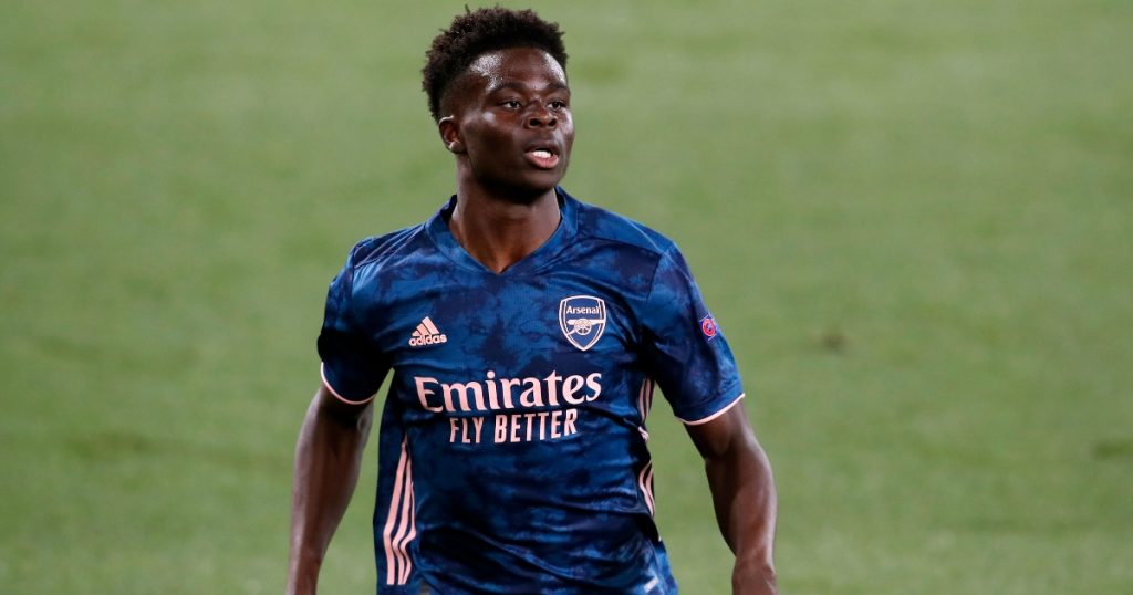 Saka ‘speechless’ after being presented wall of fans’ well-wishes