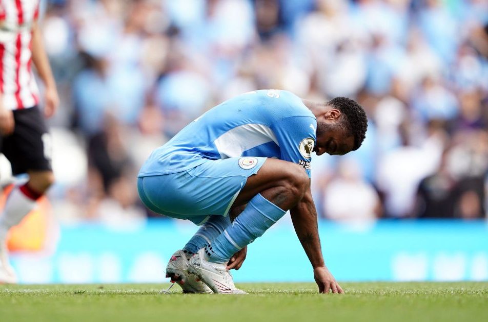 Sterling is flying for England but on the periphery at Manchester City ...