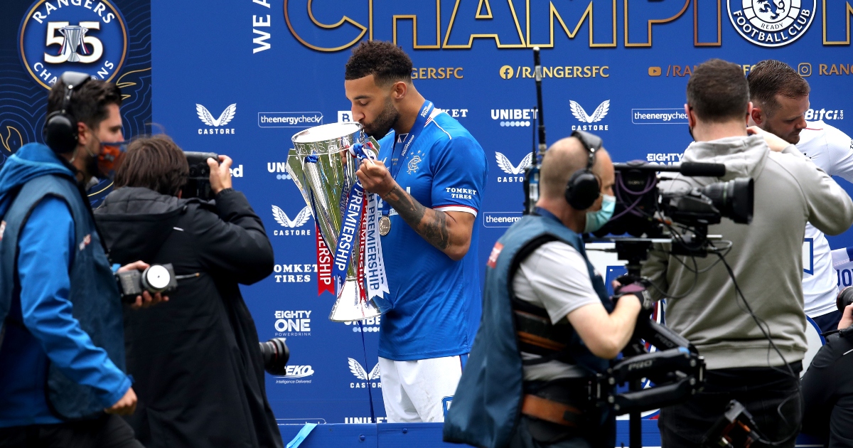 Goldson admits he wants to stay at Rangers, with his contract expiring ...