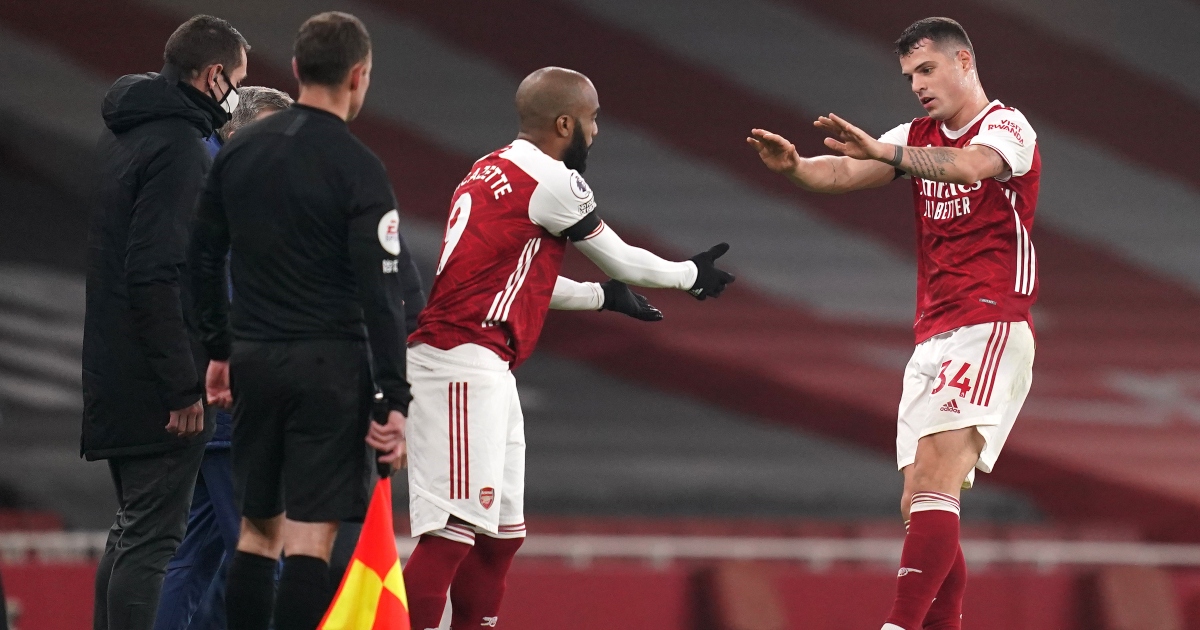 Arsenal midfielder Xhaka is eyeing a return to Gladbach when his ...