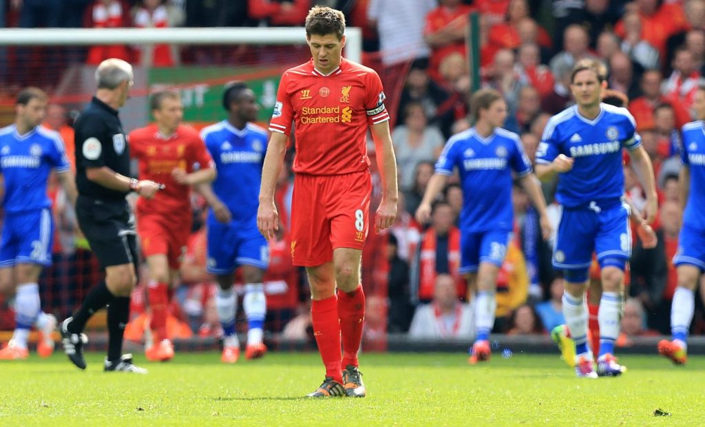 Gerrard slipping against Chelsea was the greatest thing to happen to ...