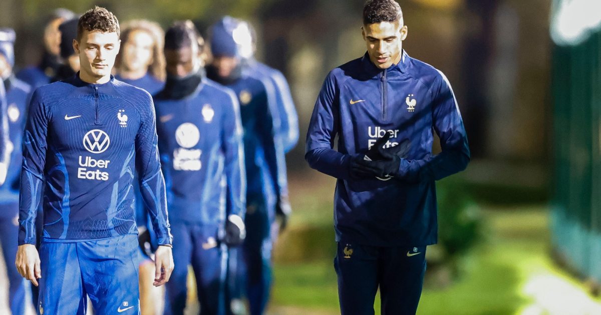 Manchester United defender Raphael Varane says au revoir to France side ...