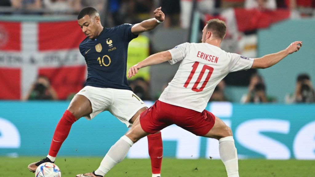 France 2-1 Denmark: Kylian Mbappe's brace sends the World Cup holders ...