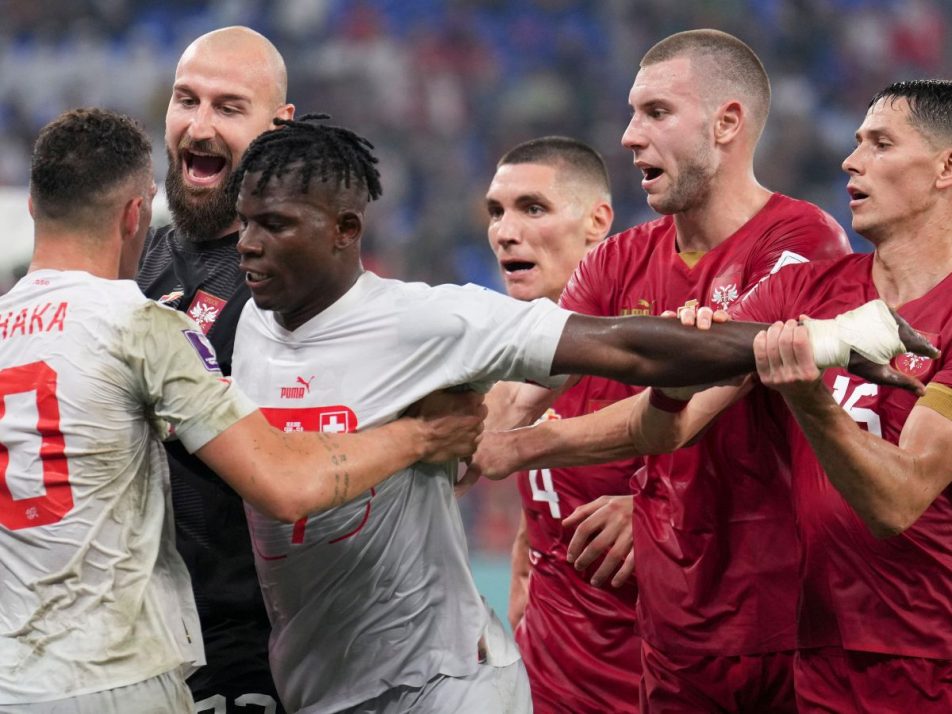 Xhaka avoids FIFA penalty after grabbing genitals as Serbia face ...