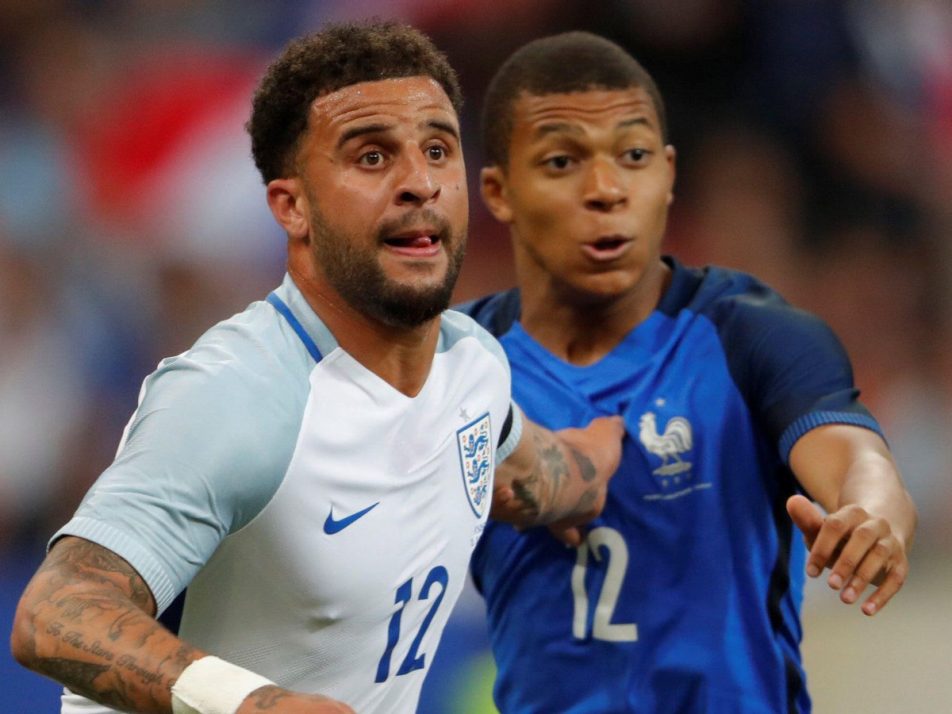 Kyle Walker to 'do a job' on Kylian Mbappe as England aware of multiple ...