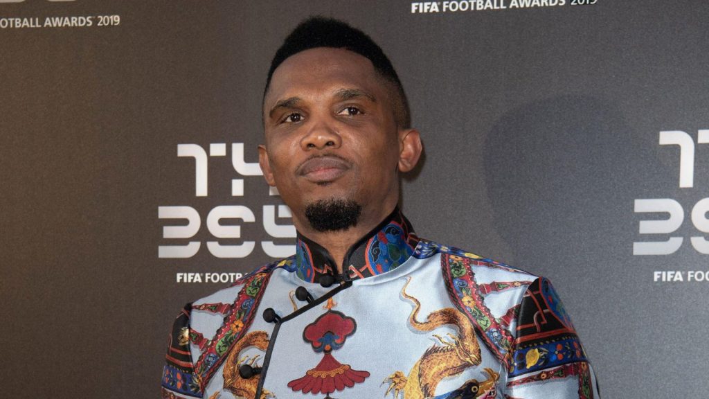 Cameroon, Barcelona legend Eto'o filmed kneeing man in head outside ...