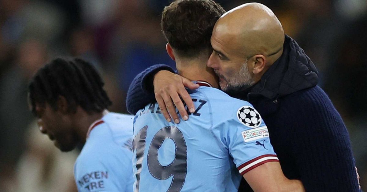 Pep Guardiola notes Julian Alvarez concern after he was 'needed' off ...