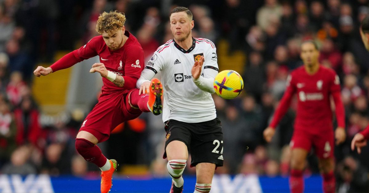 Man Utd Striker Weghorst Claims He Touched Anfield Sign To Wind Up