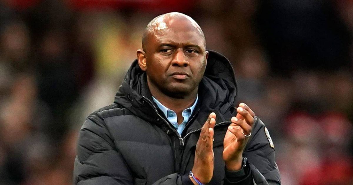 Crystal Palace sack Patrick Vieira after a run of one win in 13 Premier ...