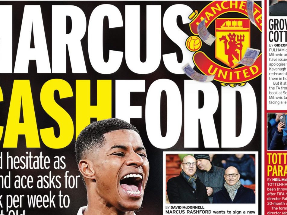 Marcus Rashford rubbished 'complete nonsense' hours before headlines landed