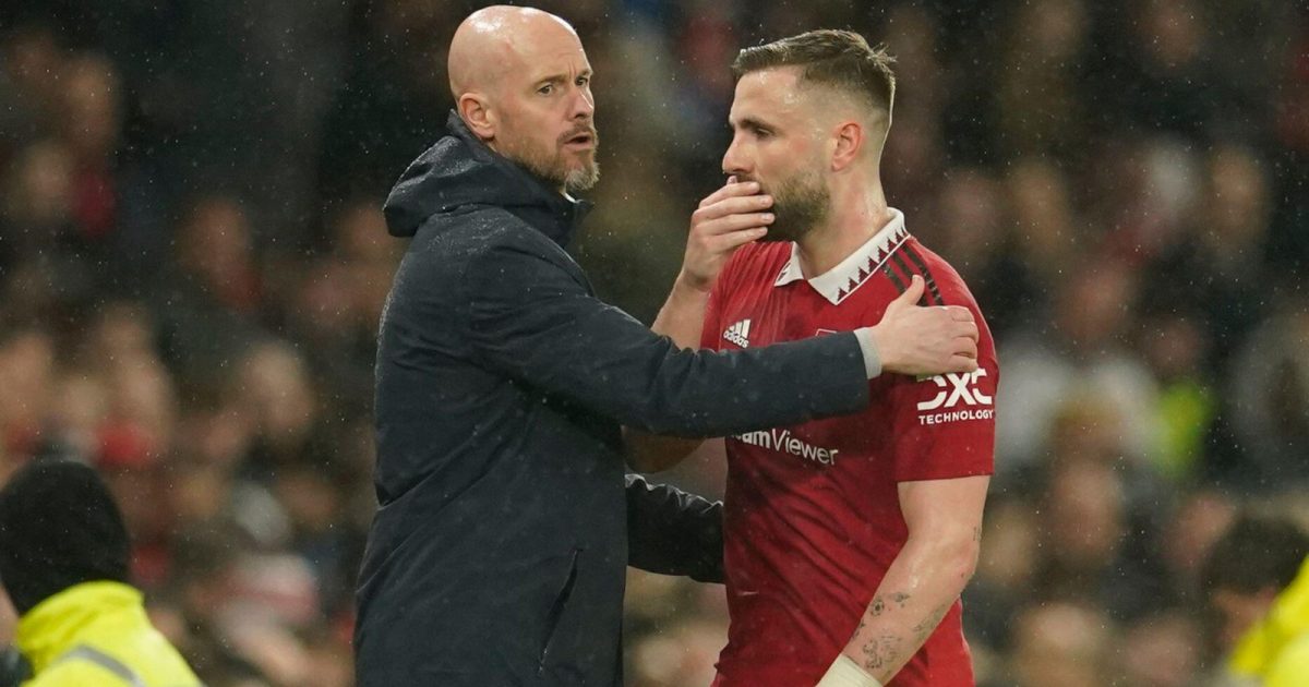 Ten Hag says Manchester United 'must wait' for Shaw injury update