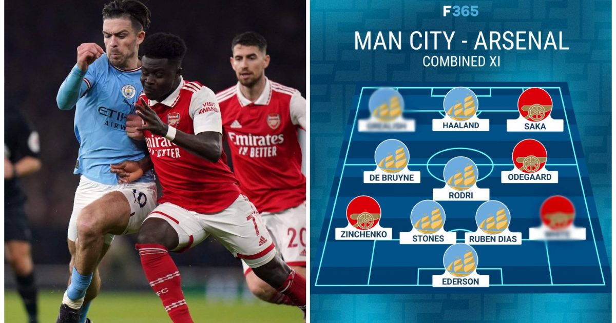 Man City 7-4 Arsenal combined XI: Four England internationals are in as ...