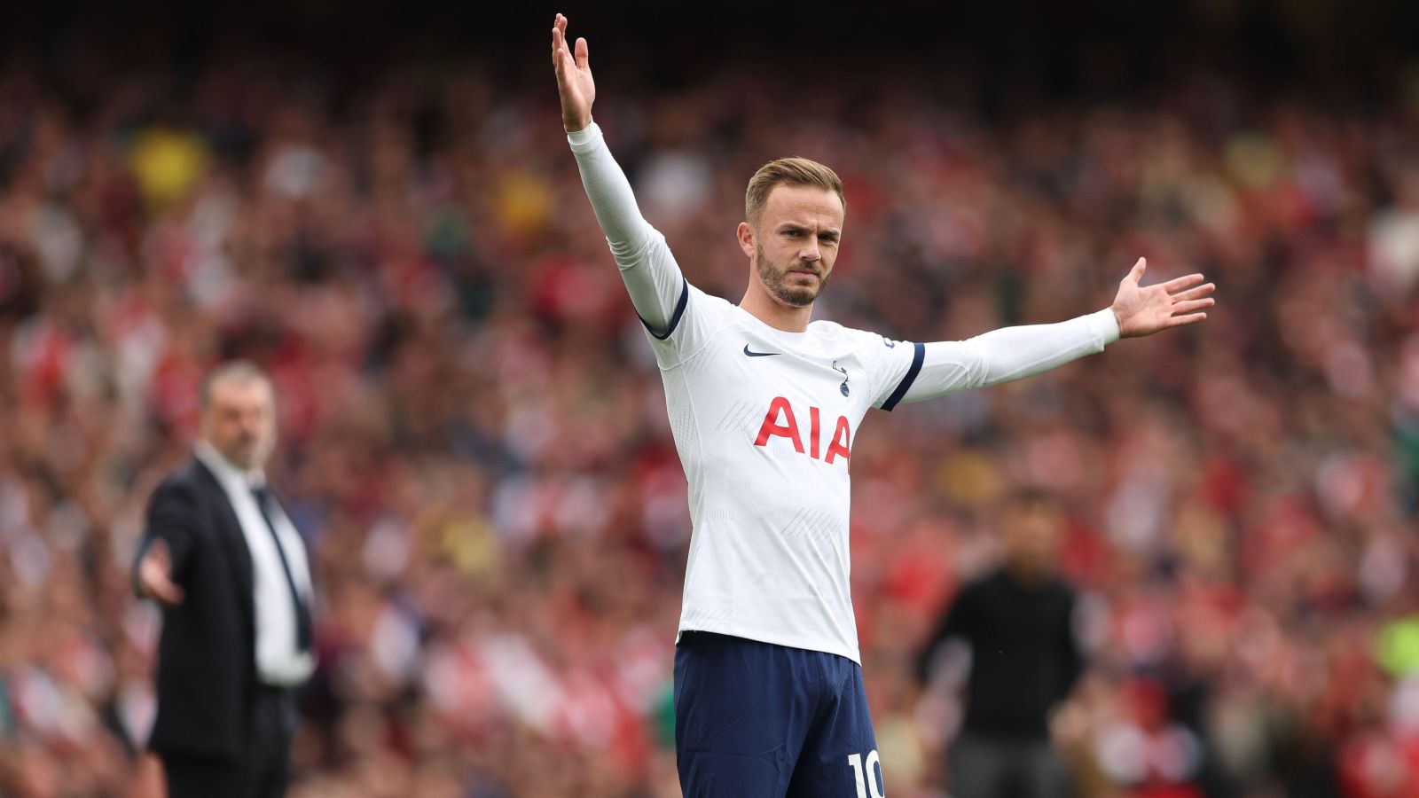 Spurs star Maddison sends brutal response to Saka after Arsenal star ...