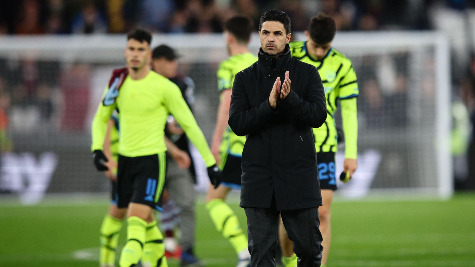 Arsenal boss 'disappointed in himself' after resting Rice and co in ...