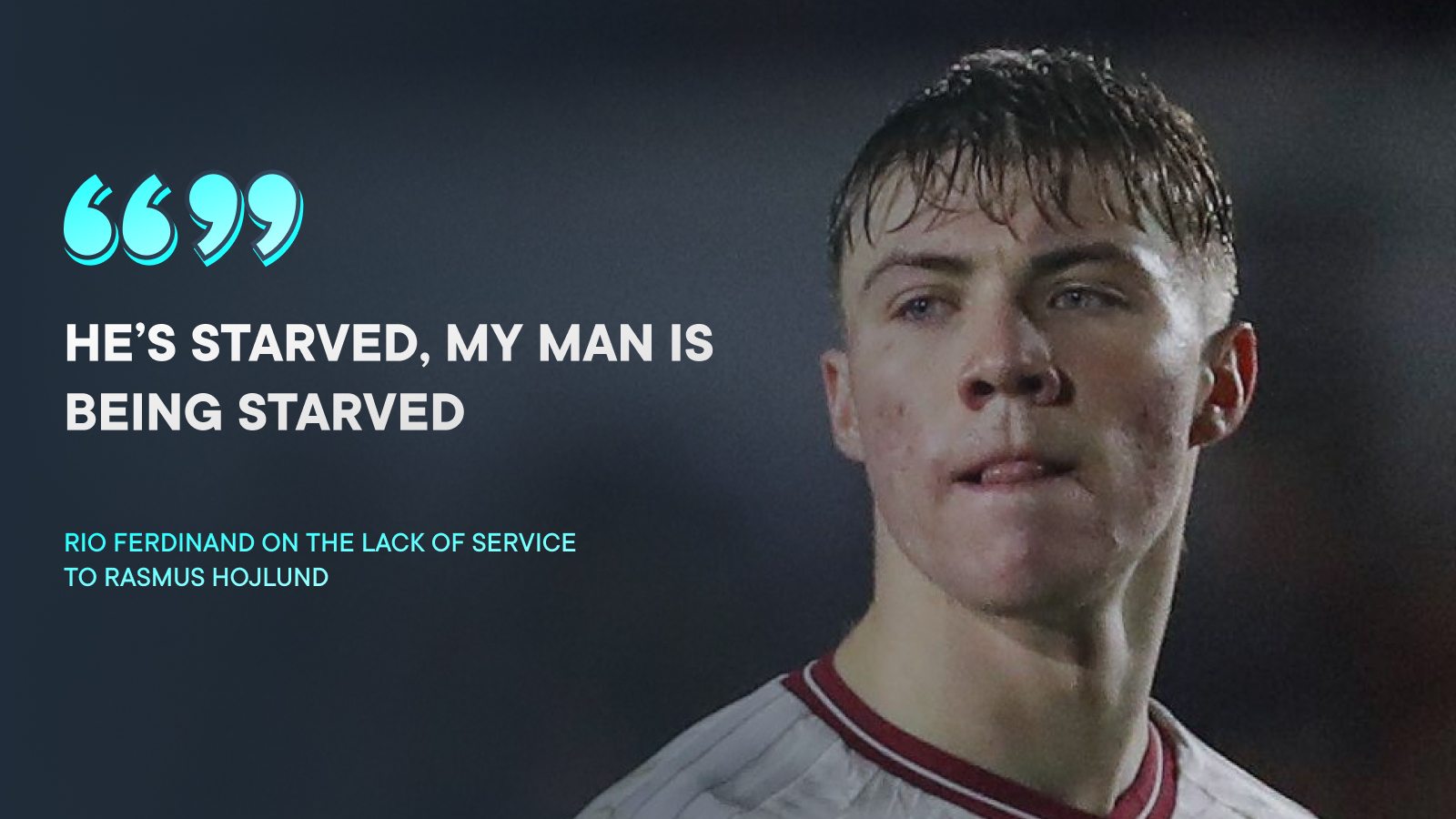 Ferdinand suggests Man Utd players are refusing to pass to 'starved ...