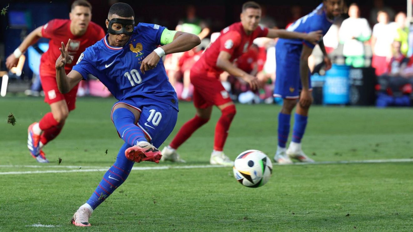 France 1-1 Poland: Mbappe scores first Euros goal as Les Bleus are held ...