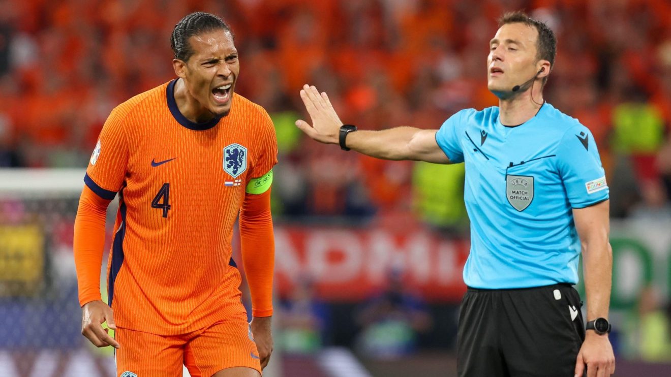 Van Dijk reveals what referee did that 'says a lot' about England ...