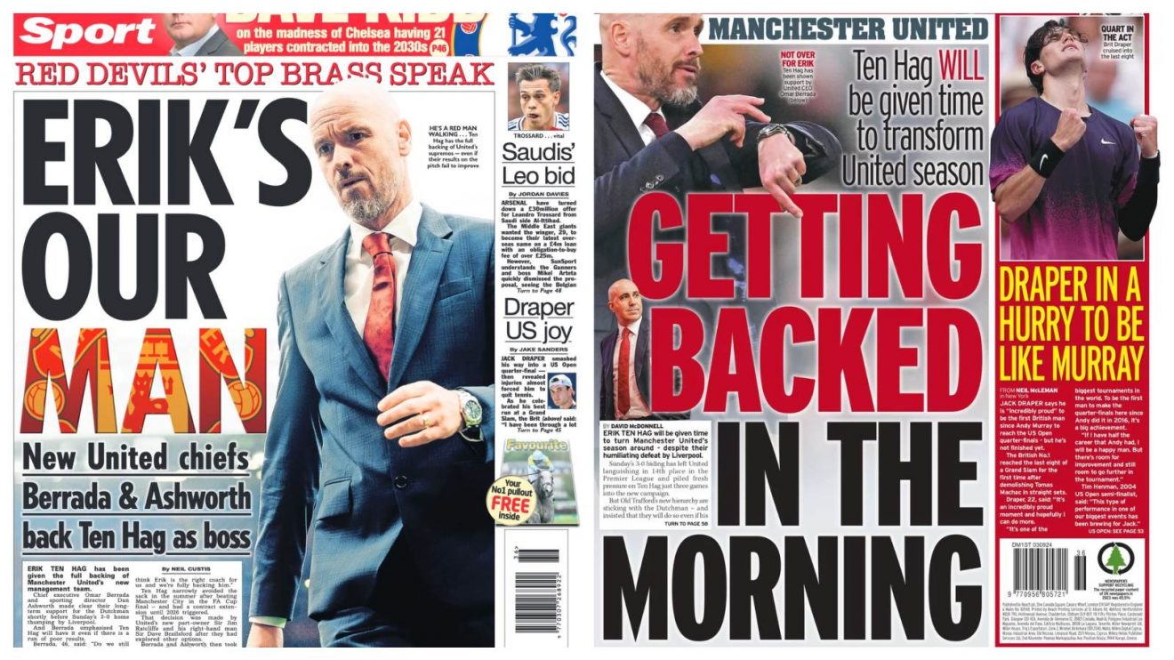 Erik ten Hag given full Man Utd backing BEFORE the Liverpool humiliation