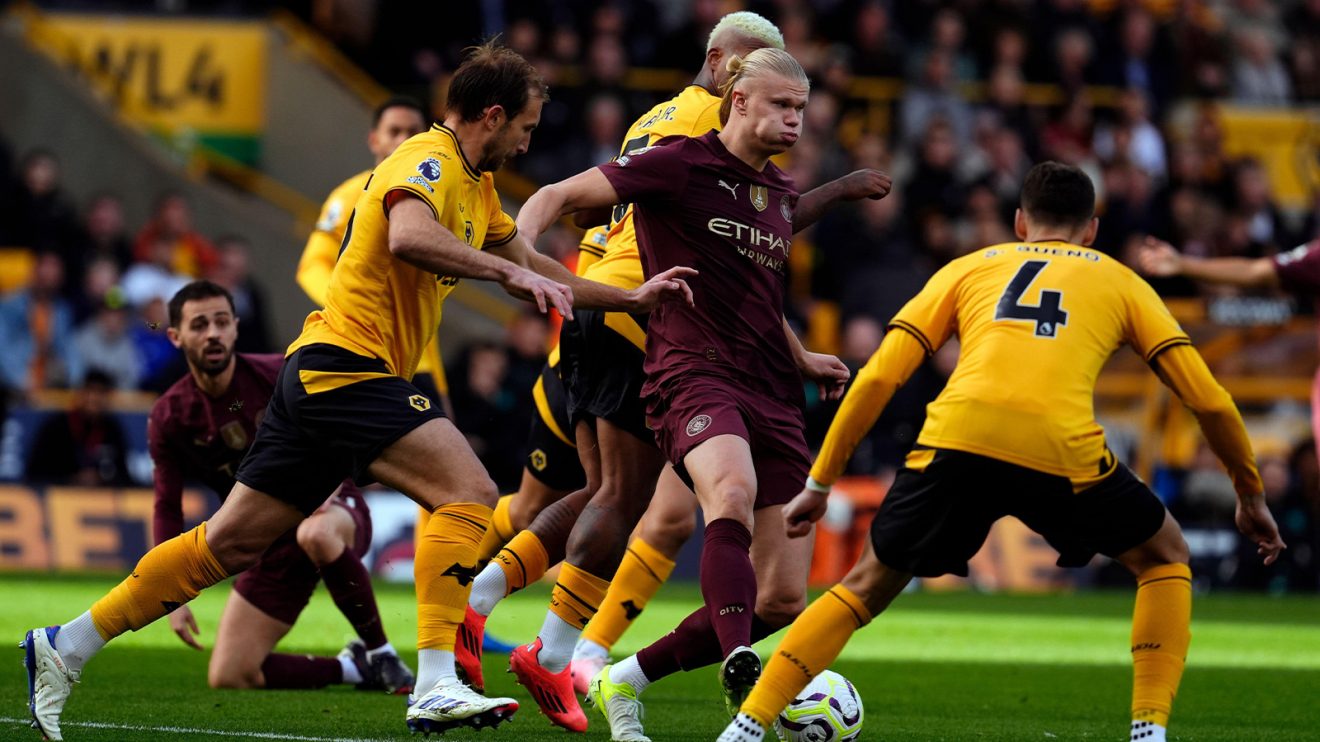 John bloody Stones does it again for Manchester City to break Wolves ...