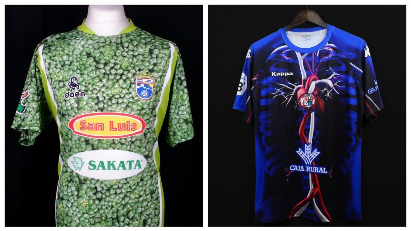 Top 10 most bizarre football shirts ever includes sausage and brocolli ...