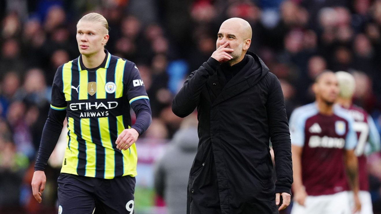 Man City: Guardiola rejects Haaland claim after loss at Aston Villa: 'I ...