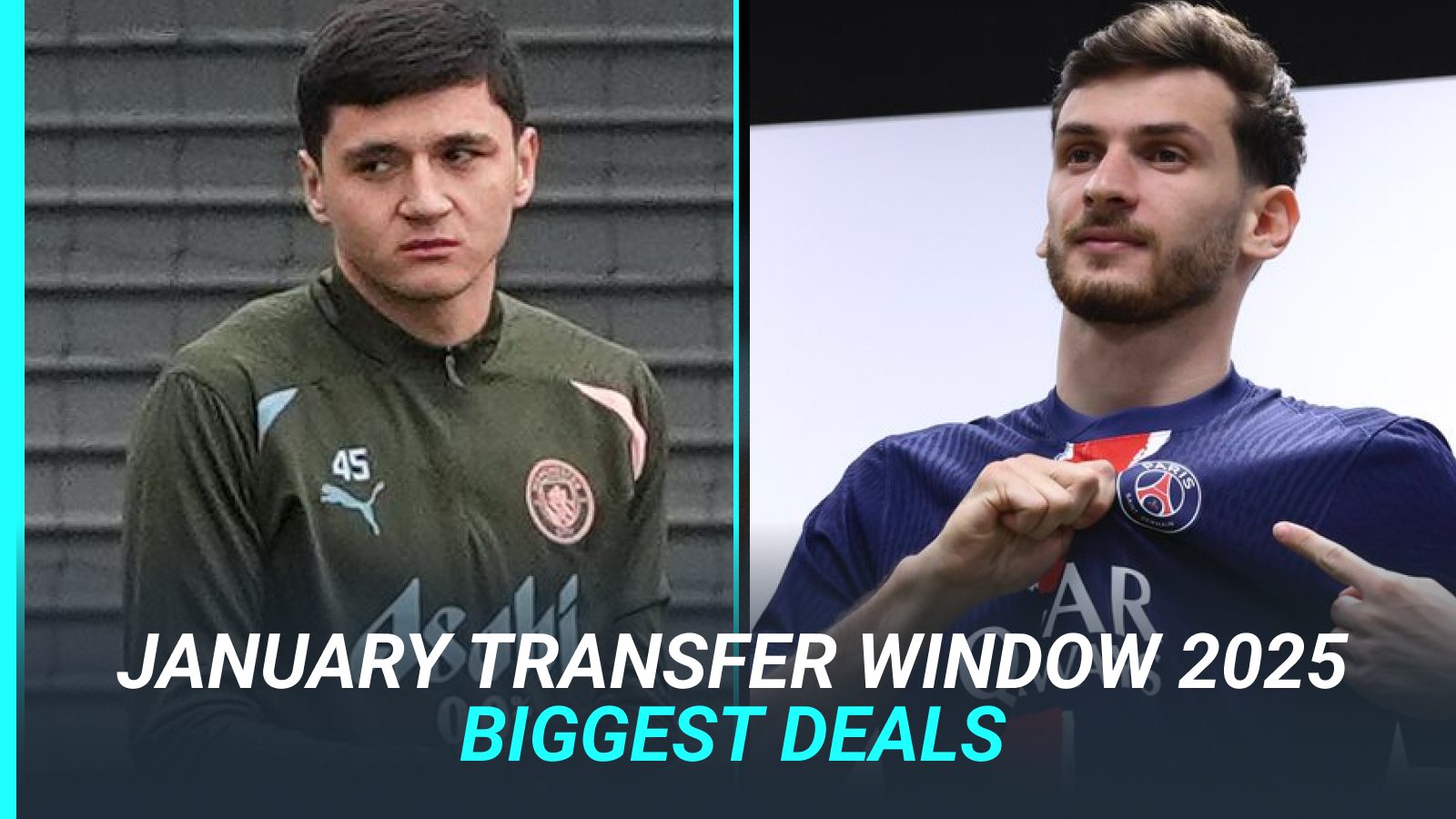 The 20 biggest transfers in the world in the 2025 January transfer window