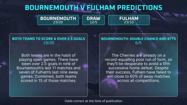 Bournemouth vs Fulham prediction, expected line-ups, how to watch and stats