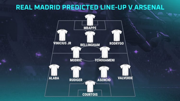 Real Madrid vs Arsenal prediction, expected line-ups, how to watch and ...