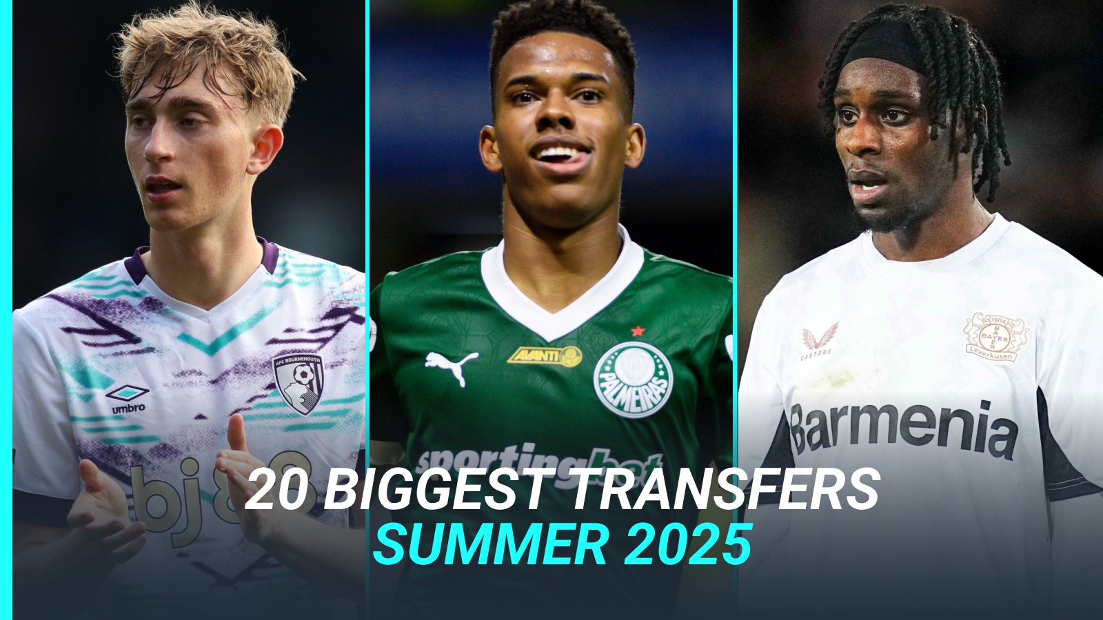 Twenty biggest transfers in the world in 2025 summer transfer window
