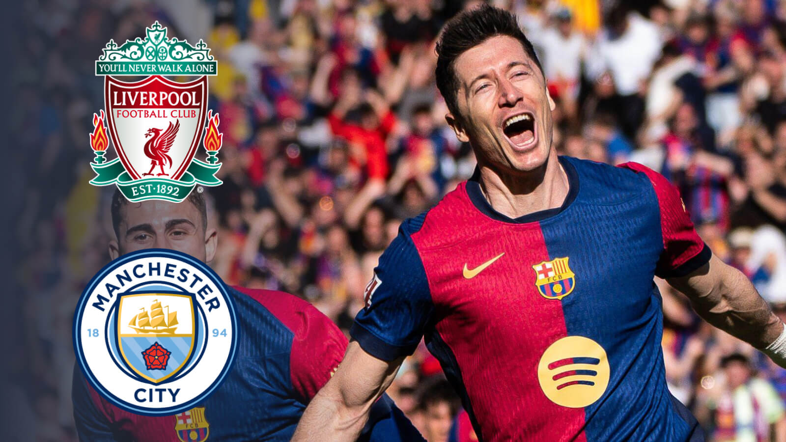 Liverpool sign Lewandowski, Man Utd land Onana replacement as Barcelona ...