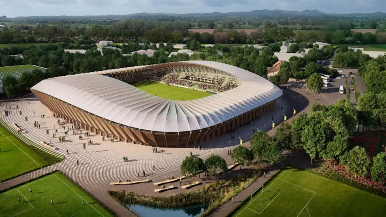 Forest Green are building football's greenest stadium out of wood!