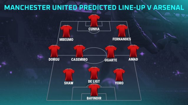 Manchester United vs Arsenal prediction, expected line-ups, how to ...