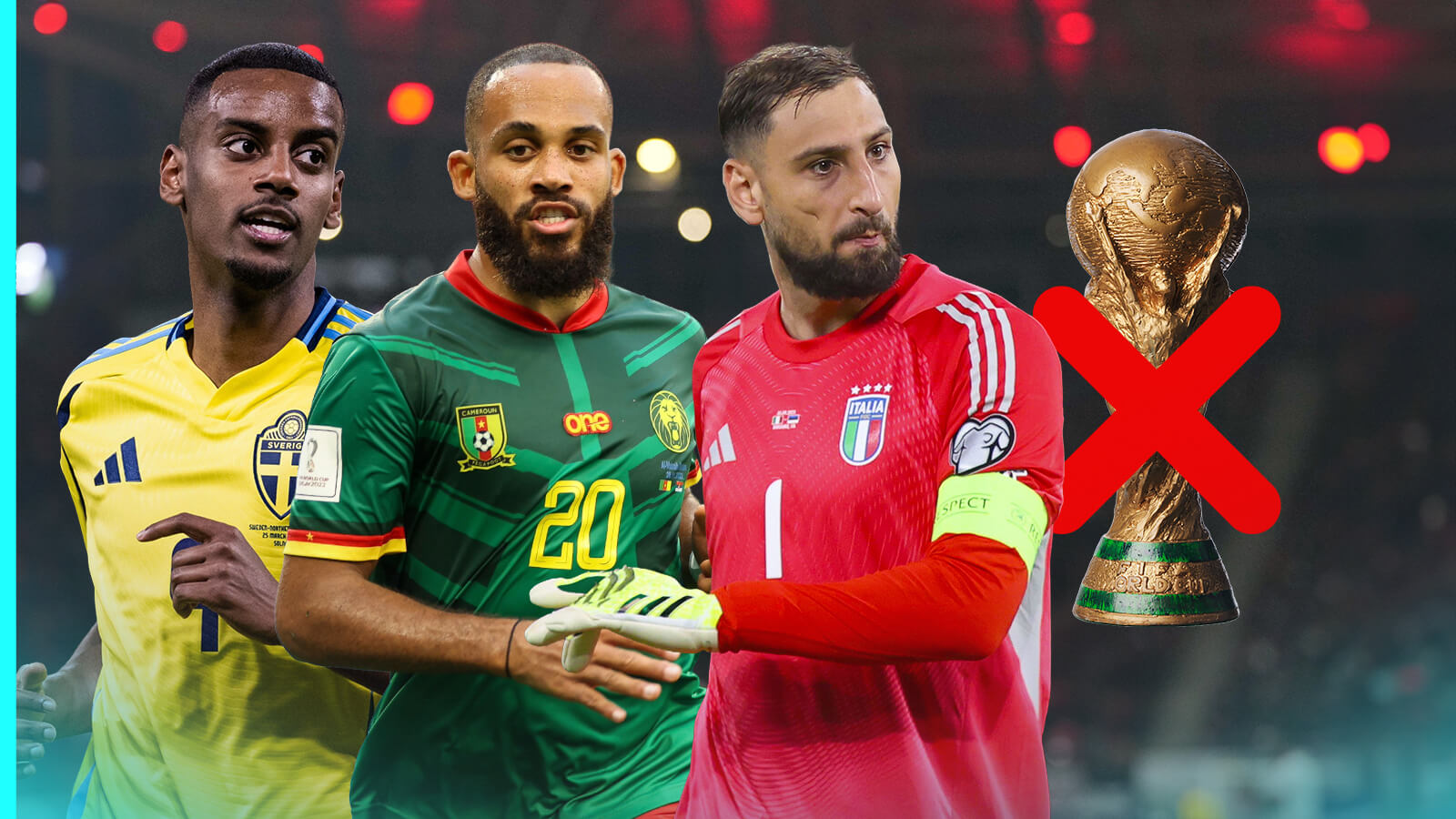 The very best 10 players in danger of missing out on World Cup 2026