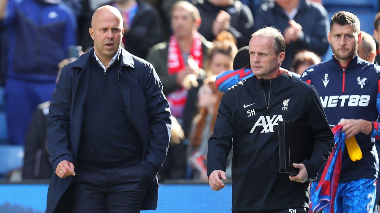Liverpool: Arne Slot gets defensive after Guehi 'pity' as Reds boss ...