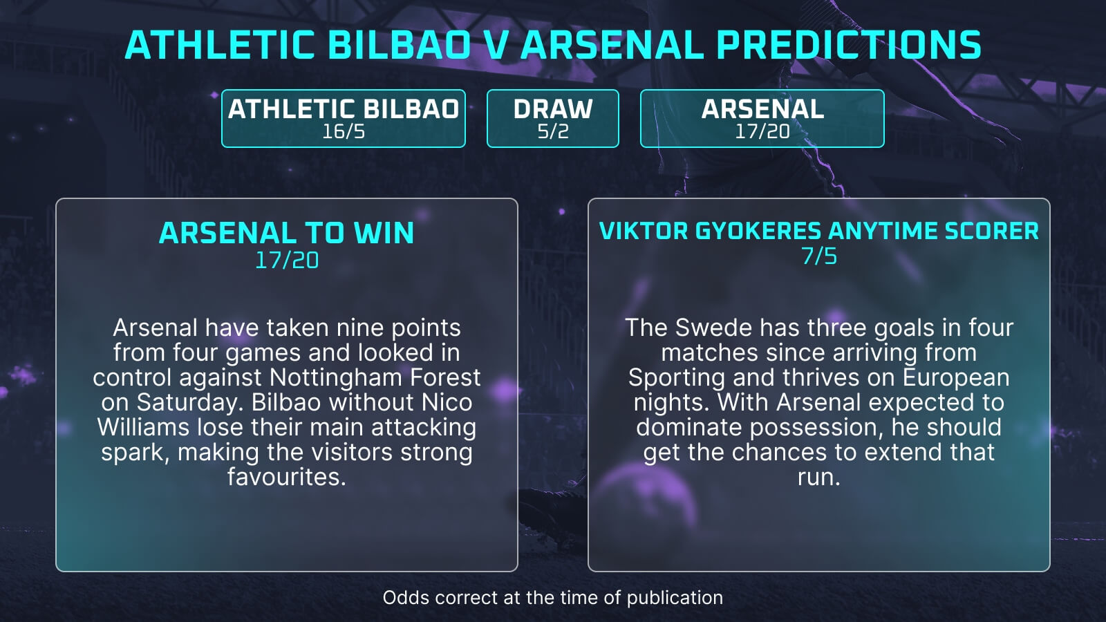 Athletic Bilbao vs Arsenal predictions, expected line-ups, how to watch and stats