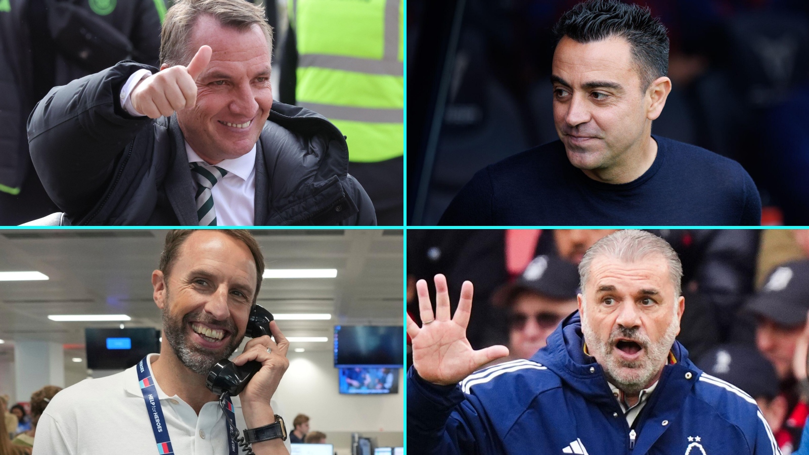 Top 10 available managers: Brendan and Ange wait as ex-Man Utd bosses ...