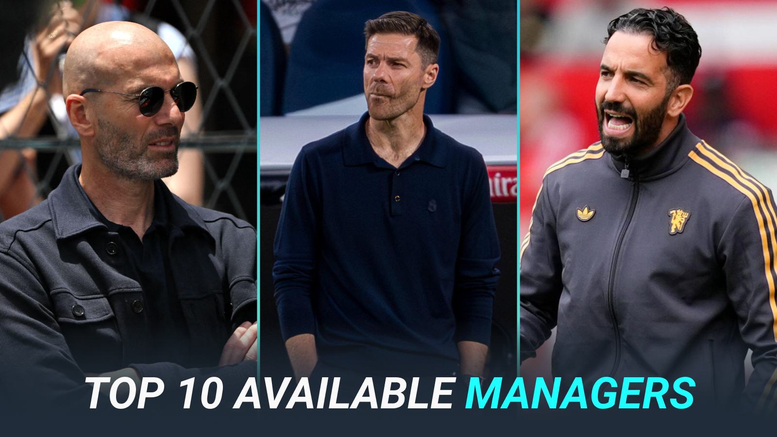 Top 10 available managers: Alonso leaves Real Madrid as ex-Man Utd ...